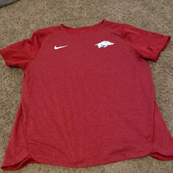 Nike | Tops | Red Razorback Shirt | Poshmark